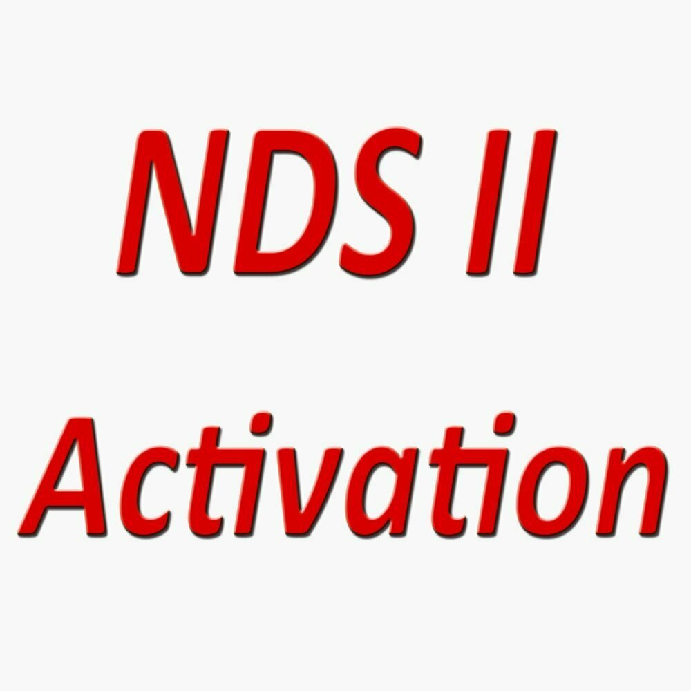 Additional Nds Ii Activation Nisscan